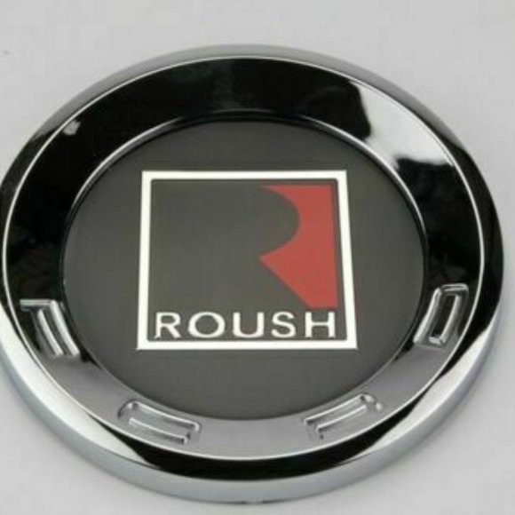 Ford | Accessories | Ford Mustang Roush Decal Chrome Black Trunk Deck ...